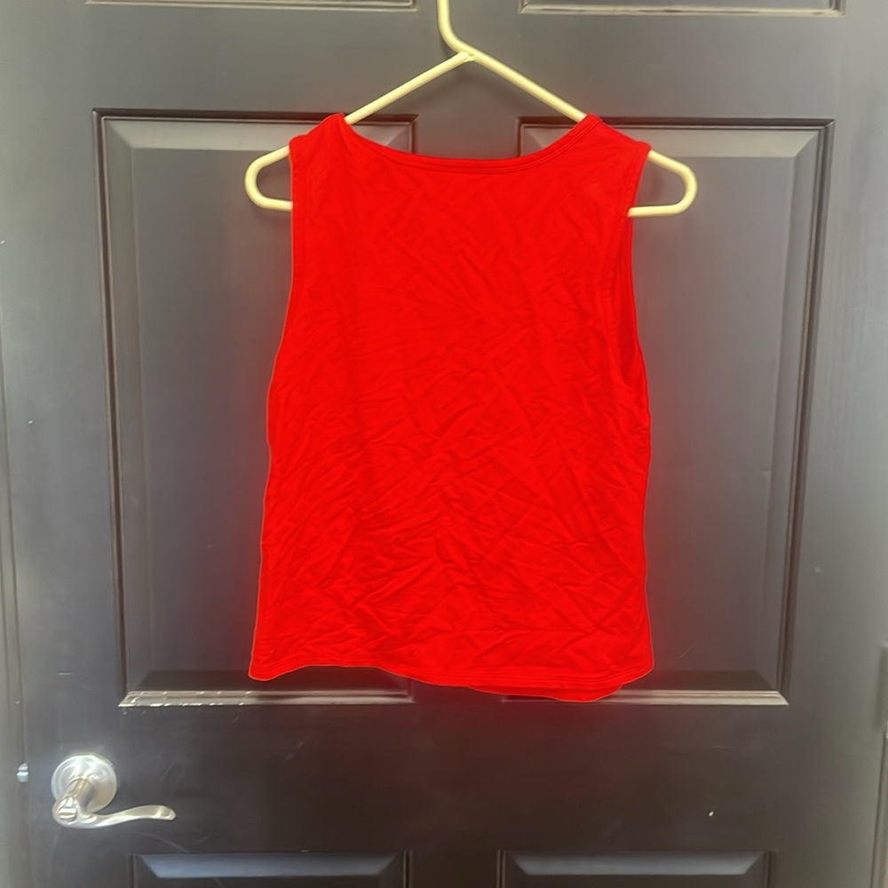 Med Red Cabi #5757 French Knotty Terry Tank Top - Gem